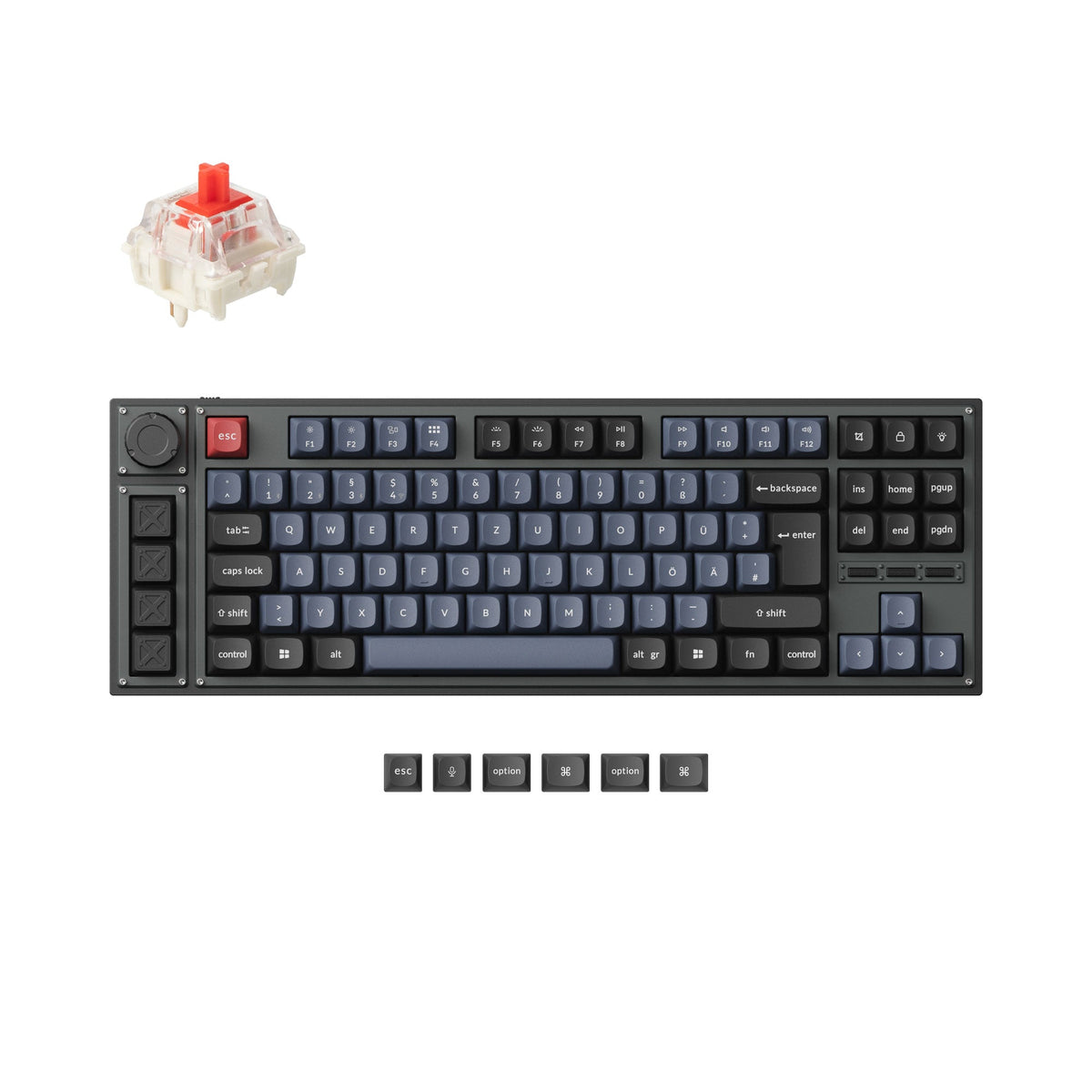 Lemokey L3 QMK/VIA Wireless Custom Mechanical Keyboard ISO Layout Coll ...